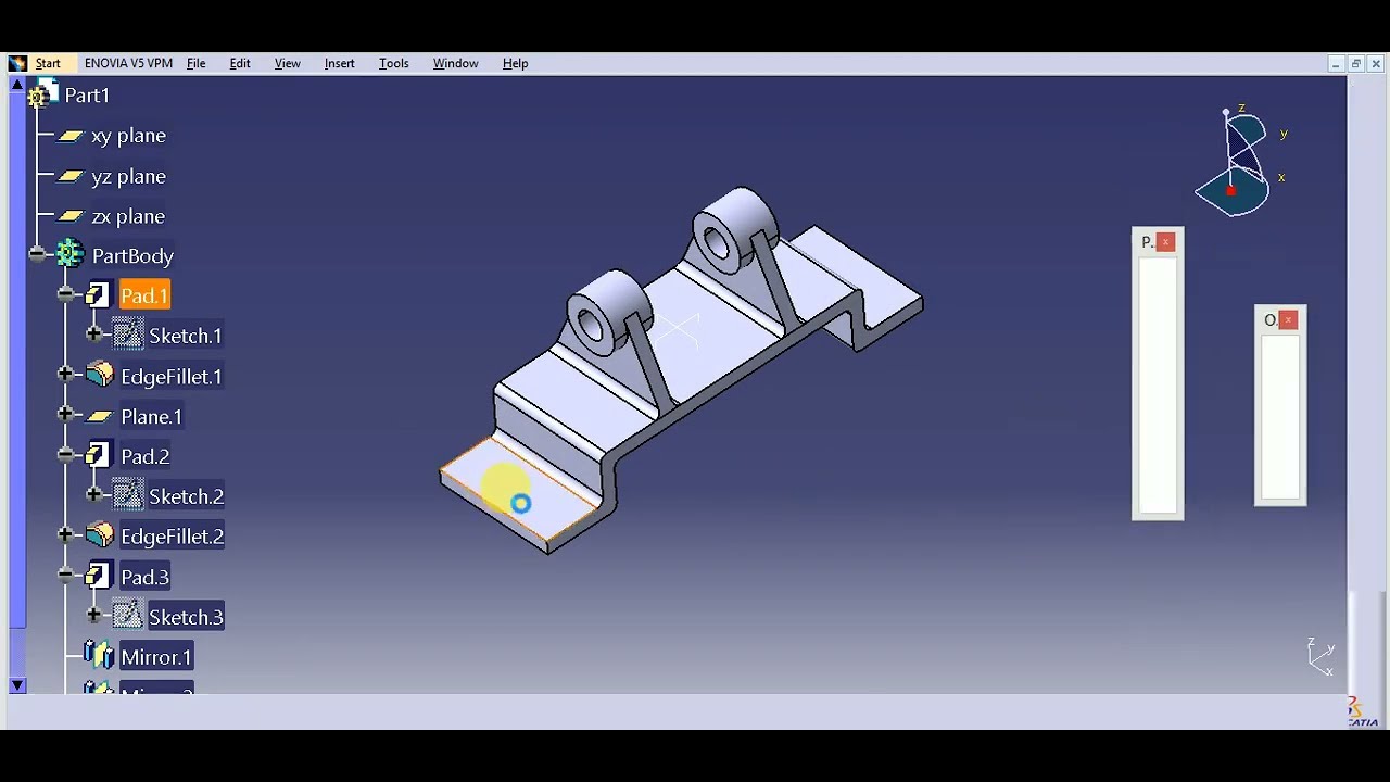 Advanced Part Design in Catia V5 - YouTube