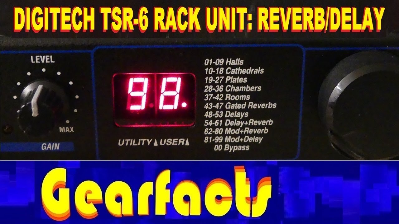 Digitech TSR-6 True Stereo Effects Processor: Sweet reverb and delay ...