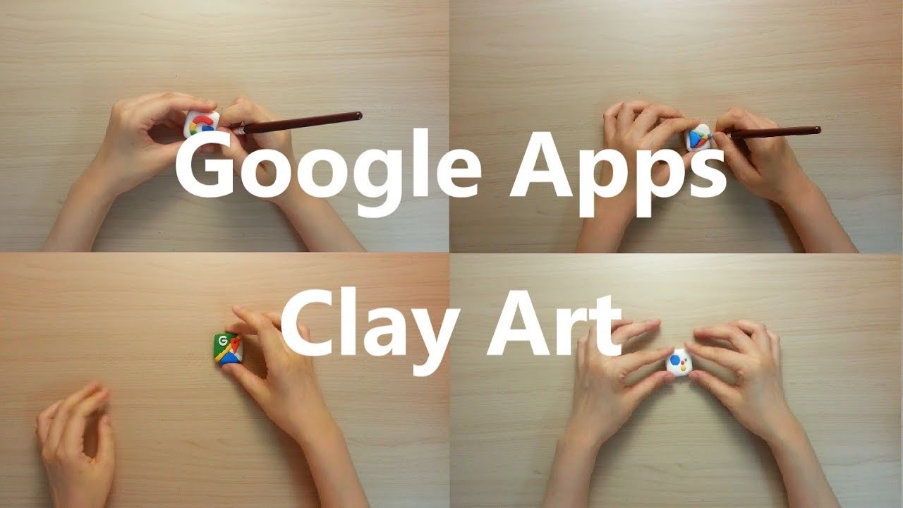 Google Apps Logo Clay Art - Google , Play Store , Maps , Assistant , 구글 ...