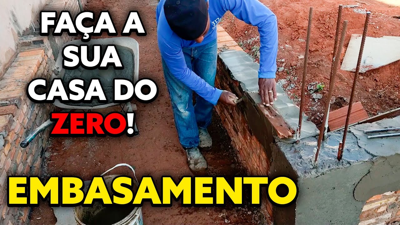 Construa sua casa! Como fazer embasamento. - Um Inscrito me encontrou ...