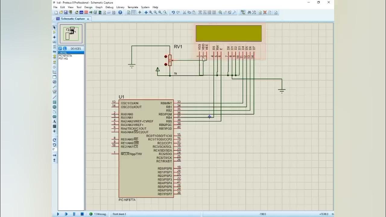 LCD Interfacing PIC Microcontroller توصيل شاشة (Supply _ Backlight) - YouTube