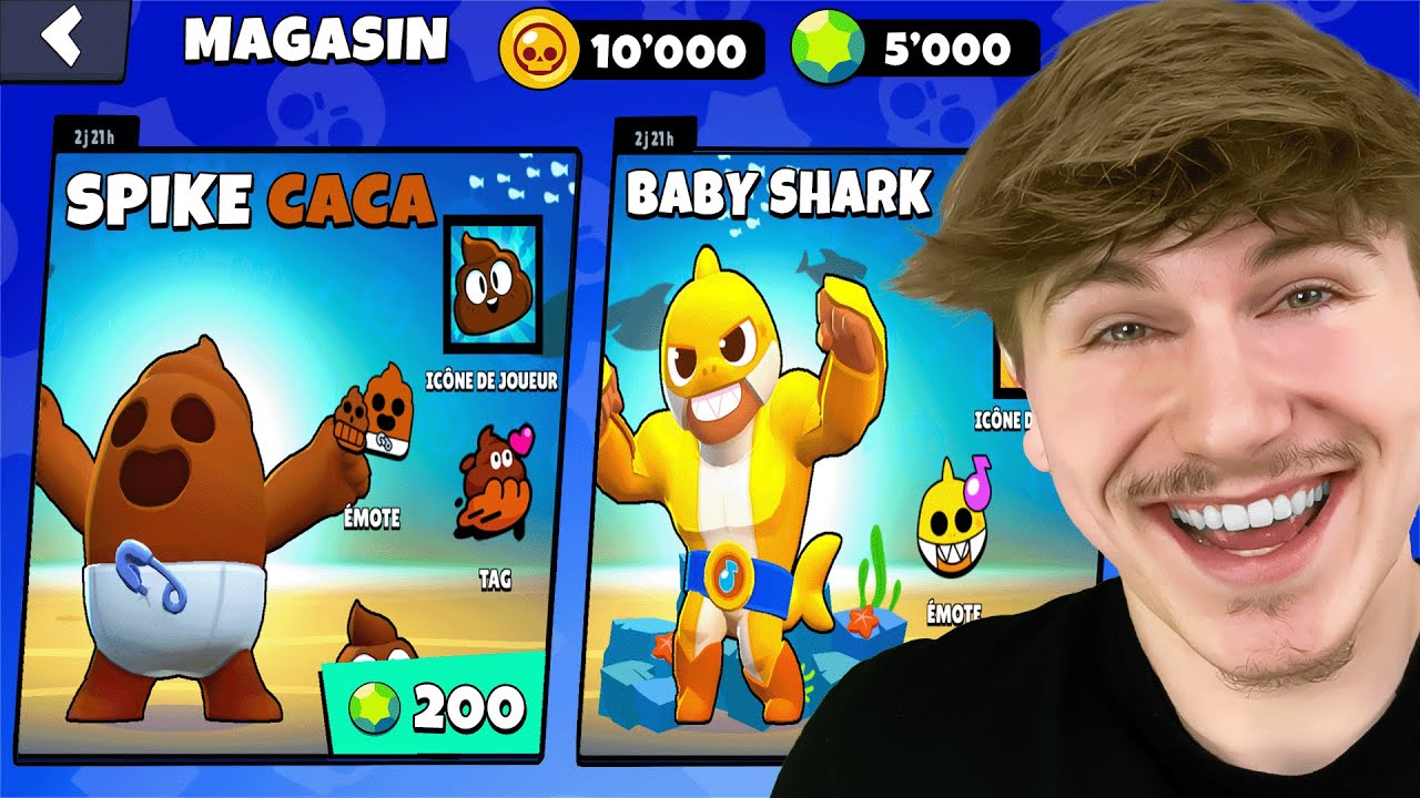 J'ACHÈTE SPIKE CACA ET EL BABY SHARK !! (Incroyable) - YouTube