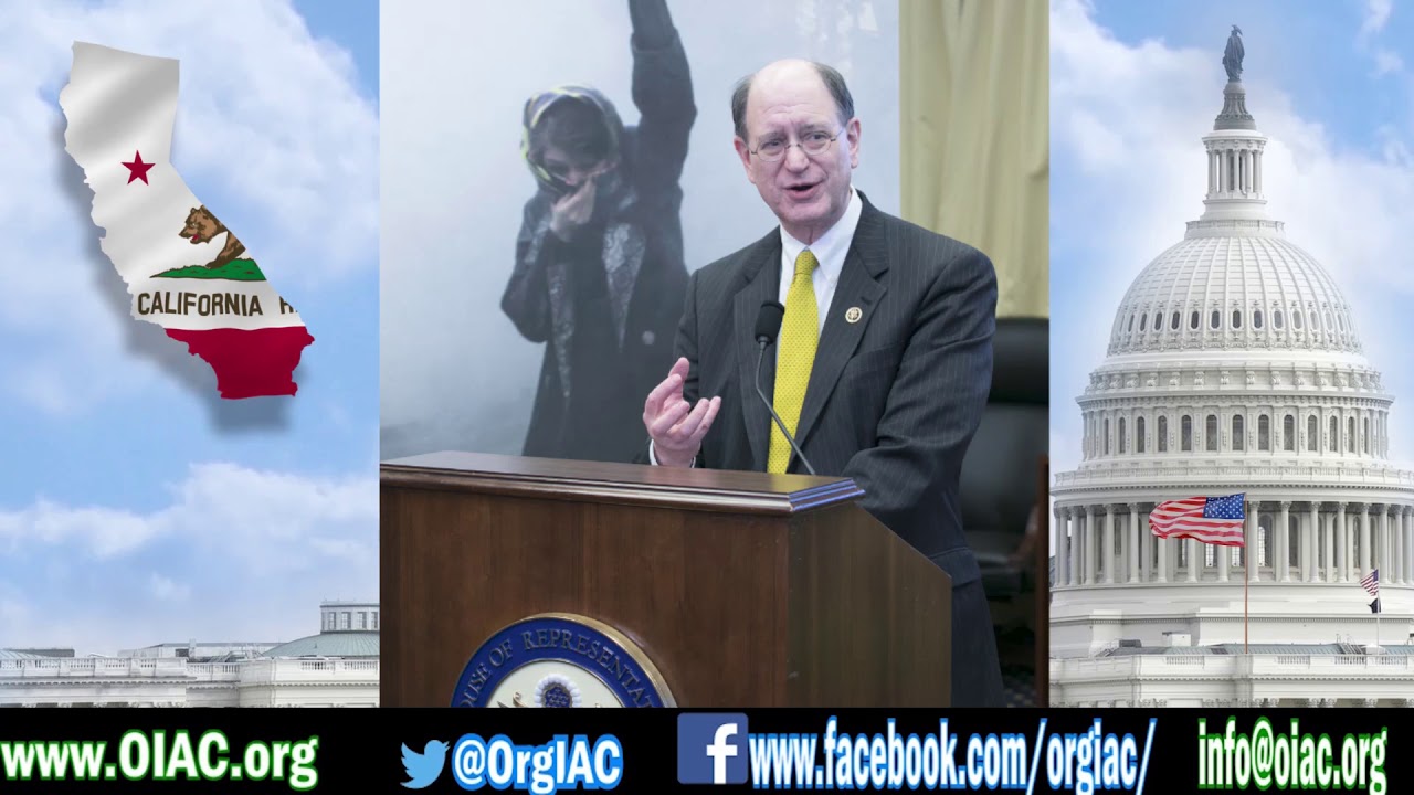 Rep. Brad Sherman (D-CA) speaks at OIAC 2020 Virtual Free Iran ...