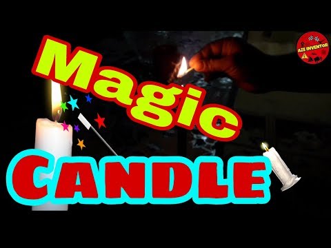 CANDLE MAGIC .Dokunmadan mum yakma.(Toxunmadan sam yandirmaq)