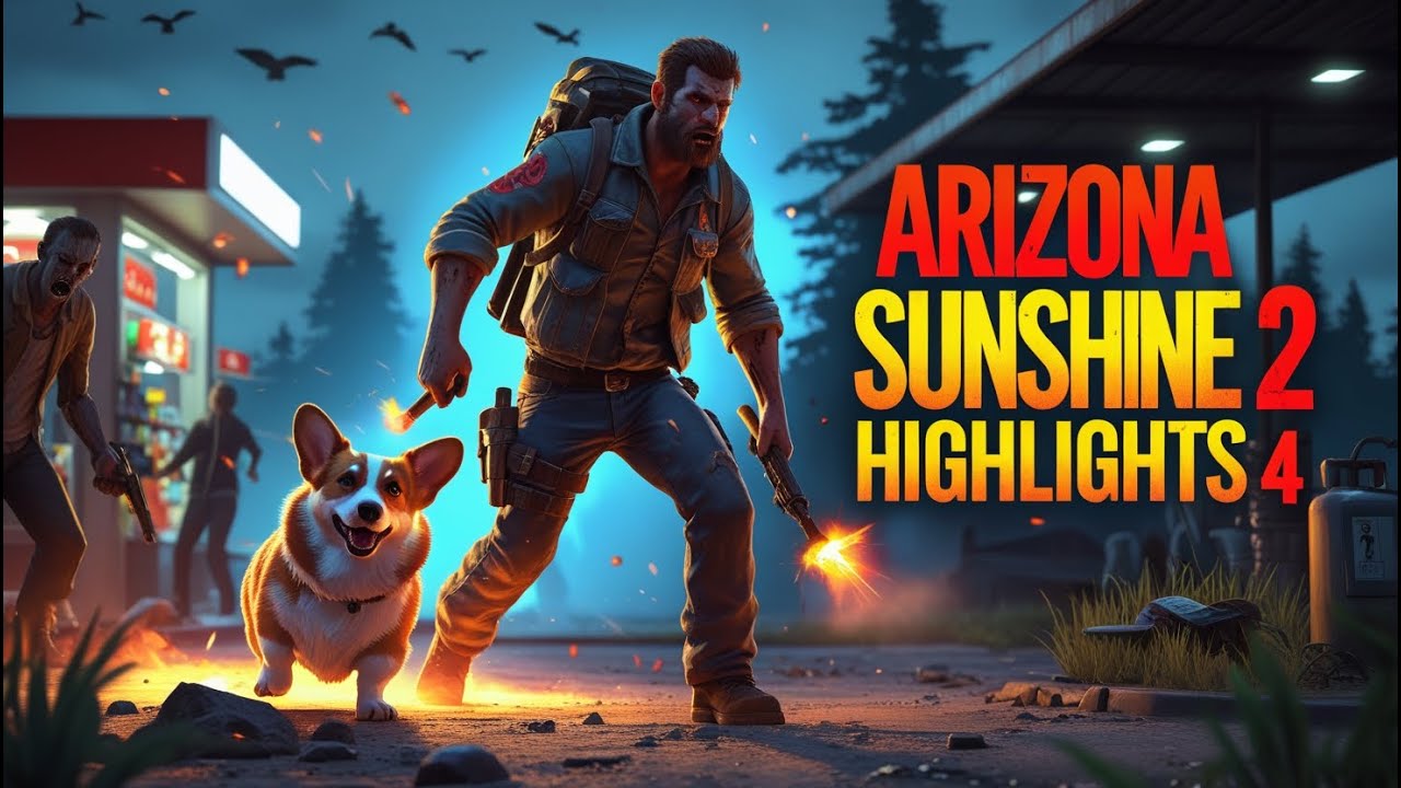 Arizona Sunshine 2 Highlights 4 @VirtuallyYours-vy Gas Station Mayhem ...