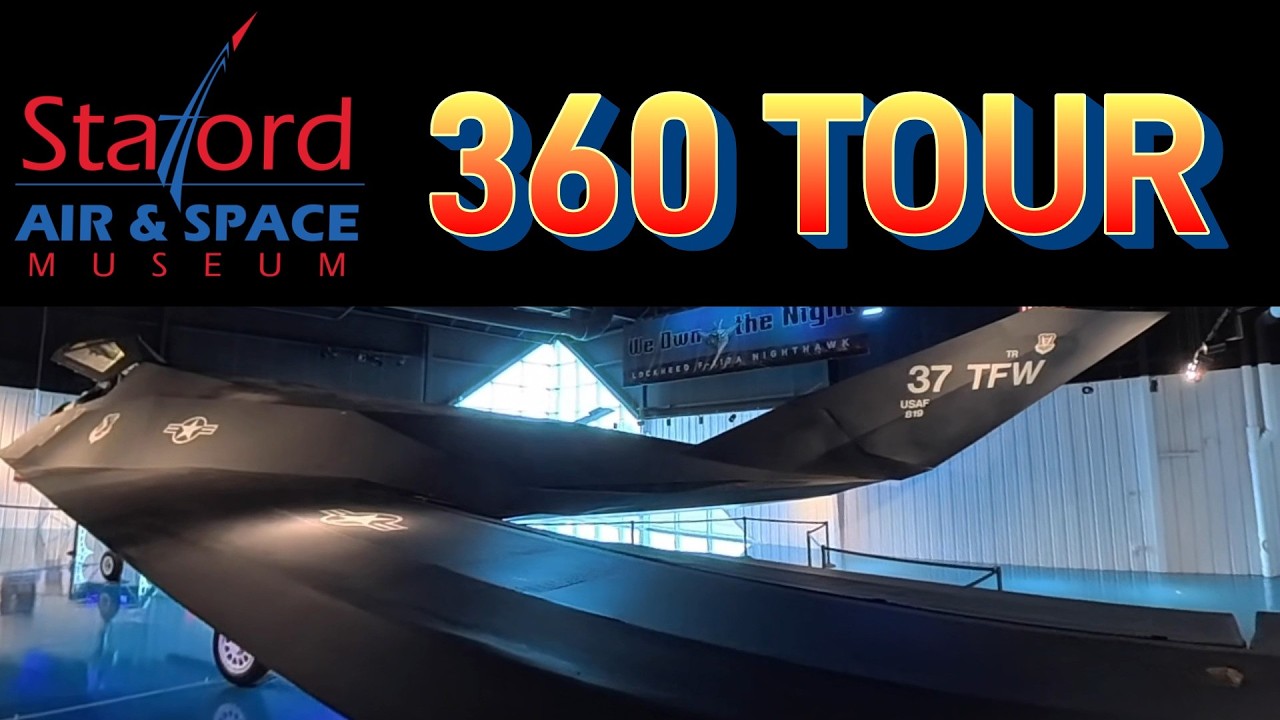 Stafford Air and Space Museum A 360 INSIDE Tour - YouTube