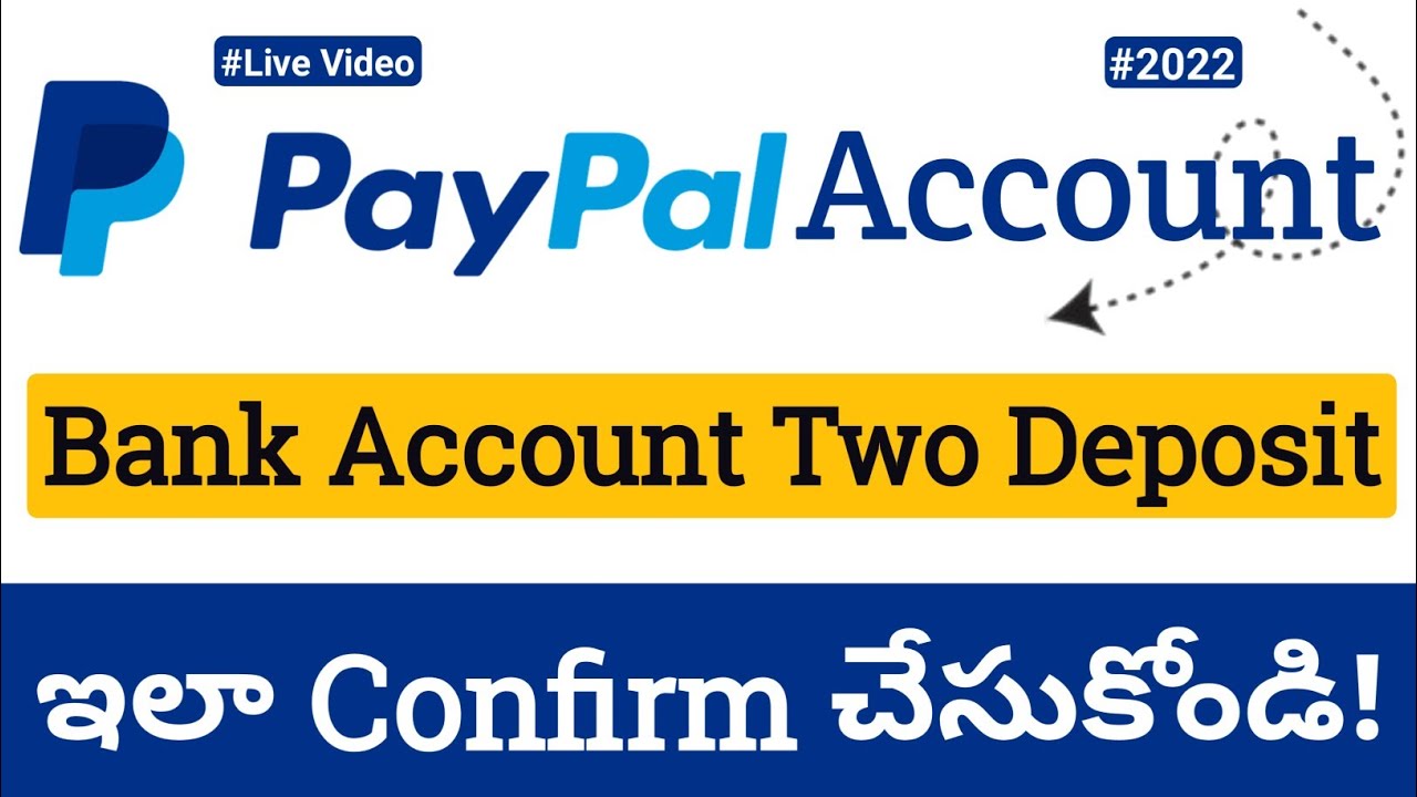 How To Confirm Bank Account On PayPal In Telugu 2022 Verify Bank Account In Paypal Account how-to-confirm-bank-account-on-paypal-in-telugu-2022-verify-bank-account-in-paypal-account