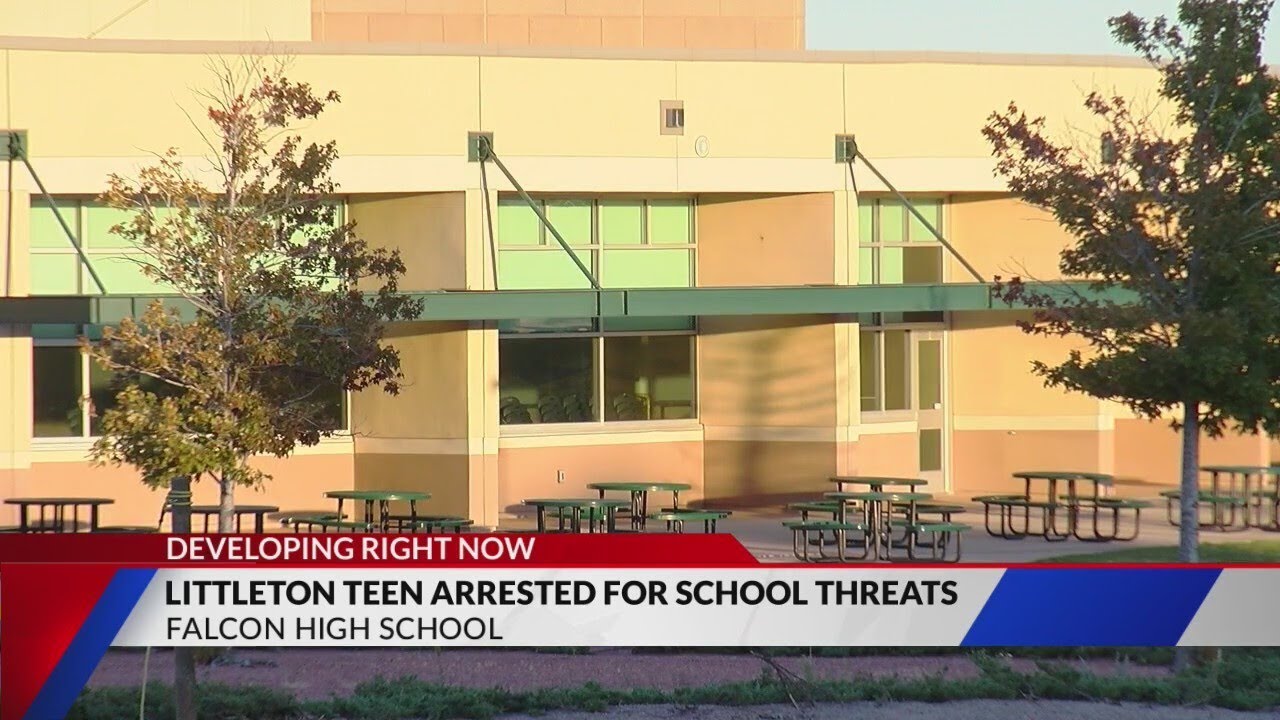 Teen arrested for allegedly threatening Falcon High School - YouTube