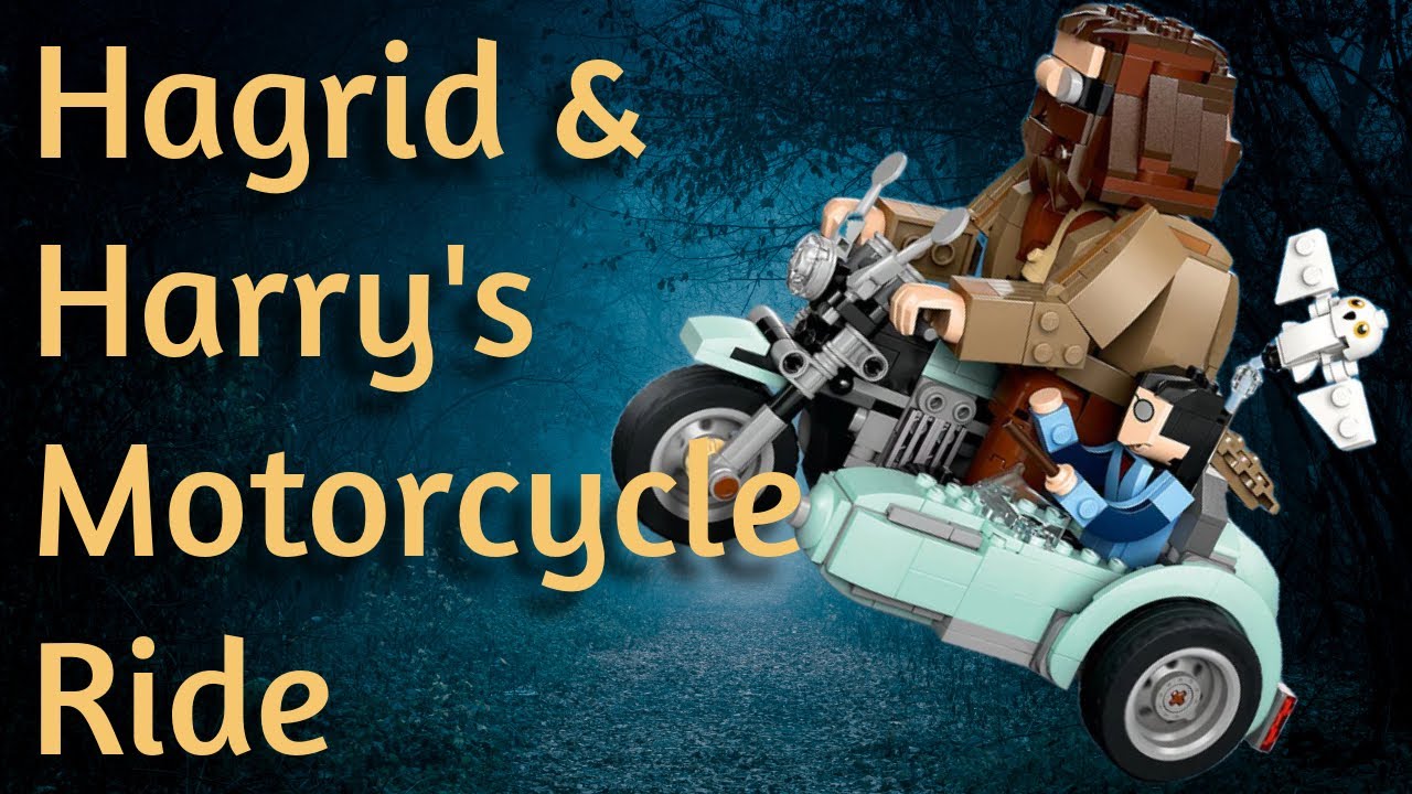 LEGO Harry Potter Hagrid & Harry’s Motorcycle Ride Time Lapse Build ...
