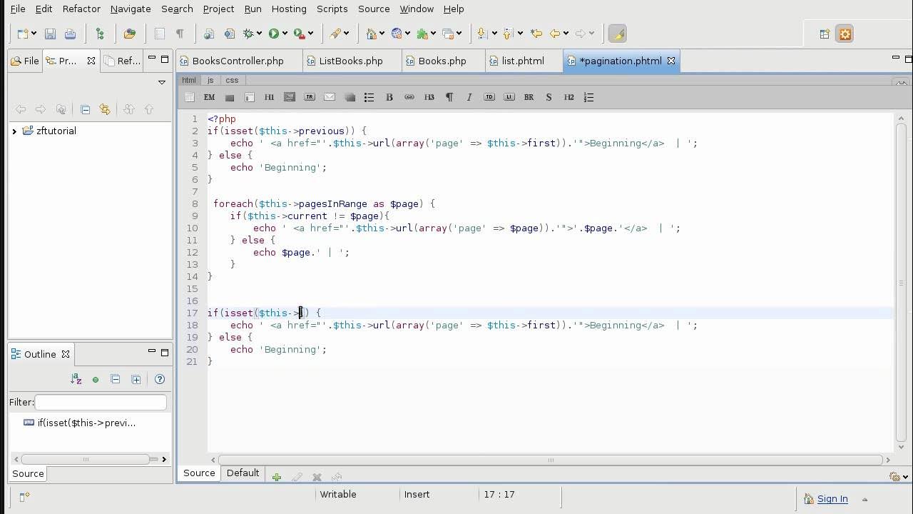 Zend Framework 1.9 tutorial 11: Zend_Paginator part 3 - YouTube