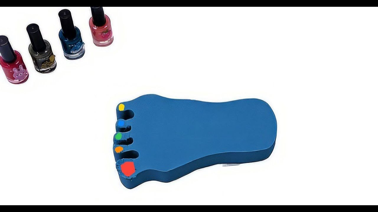 Satisfying Video l How to make Rainbow Toenail Cake WITH Kinetic Sand ...