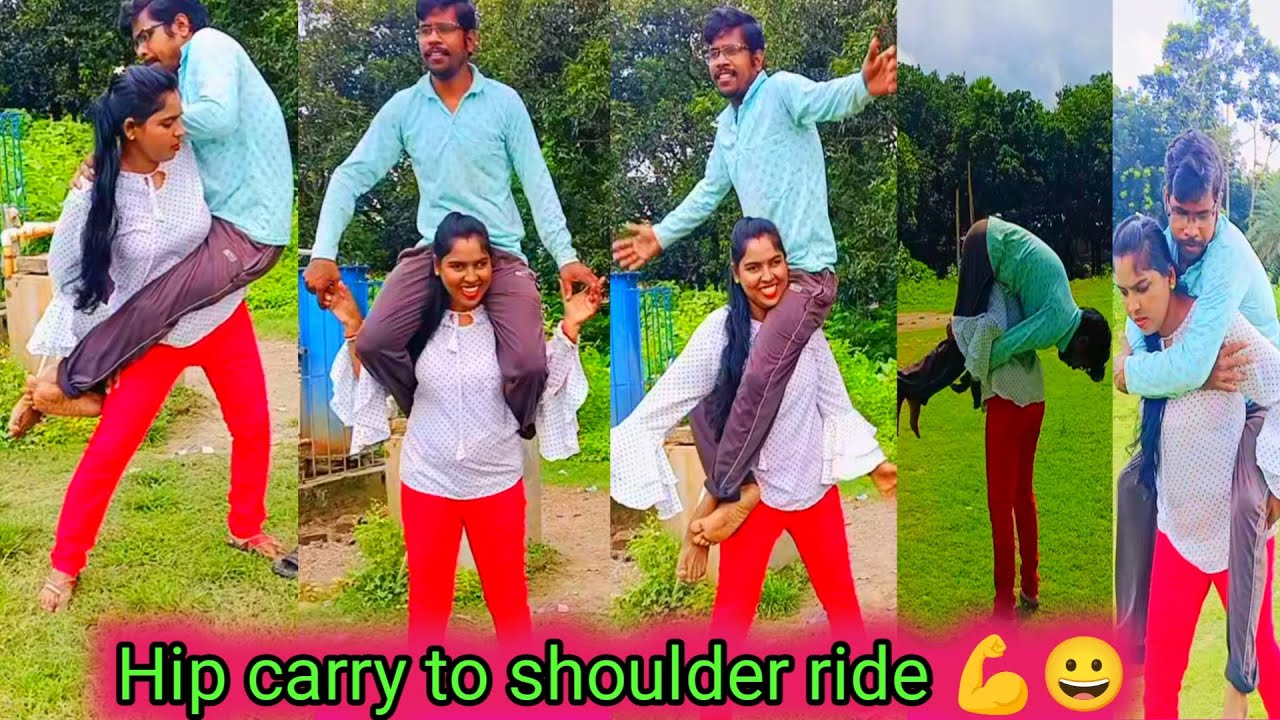 Hip carry to shoulder ride/Friend requested video Hip carry to shoulder ...