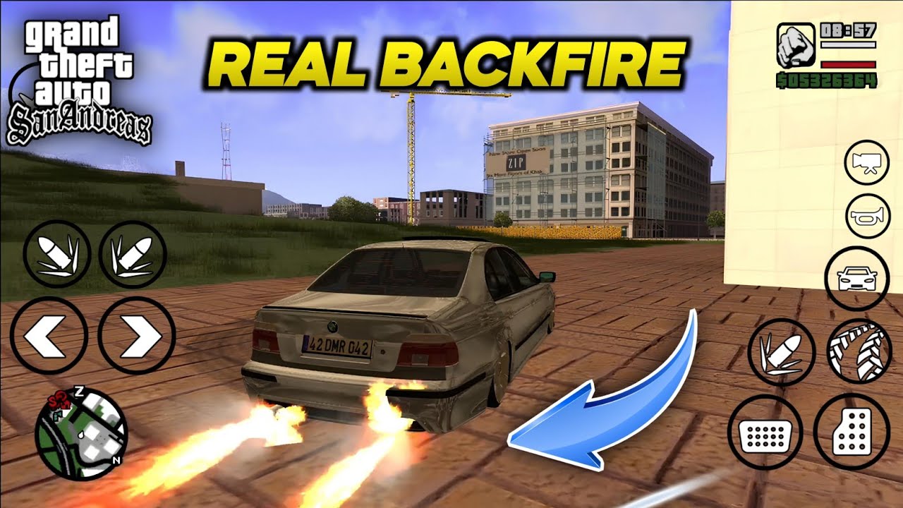 Realistic Backfire Mod- Gta San Andreas Android With Sound Mod | RTX ...