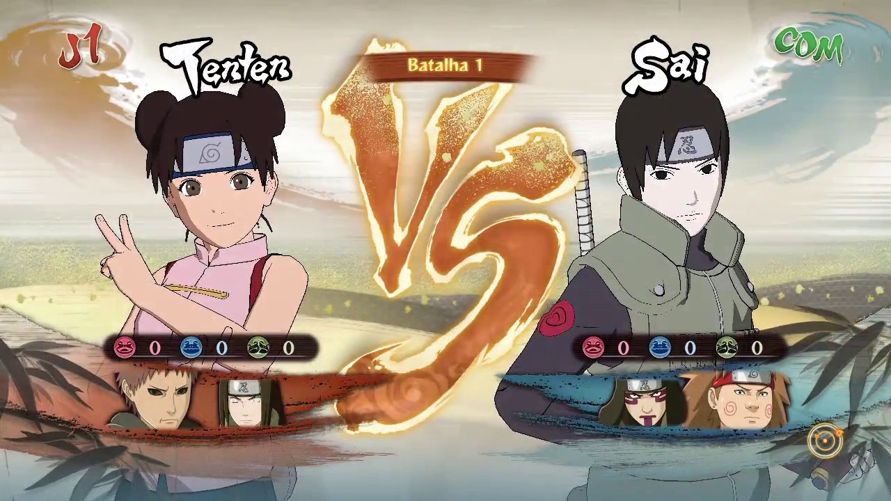 QUEM VENCE??? Team Tenten VS Team Sai??? - YouTube