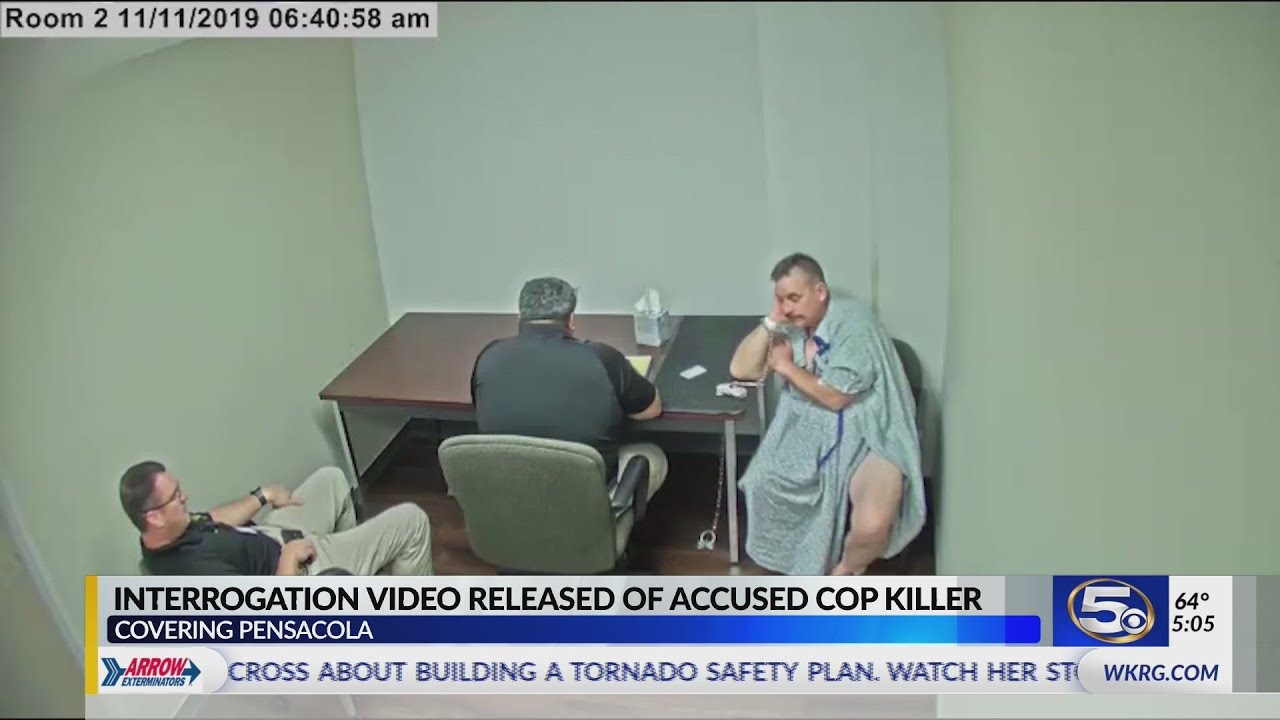 Authorities release accused cop killer interrogation video - YouTube