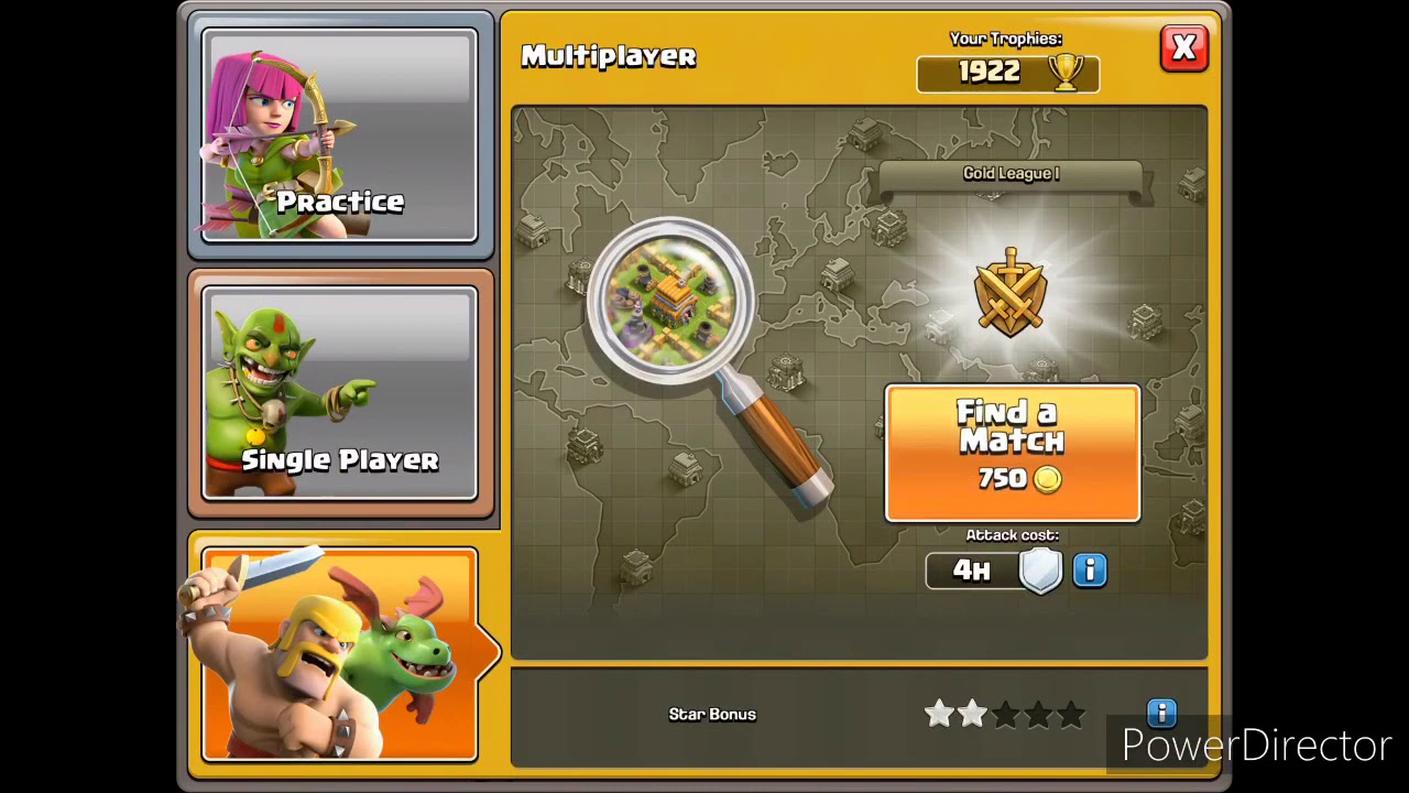 COC attacking on first base and then doing queen walk - YouTube