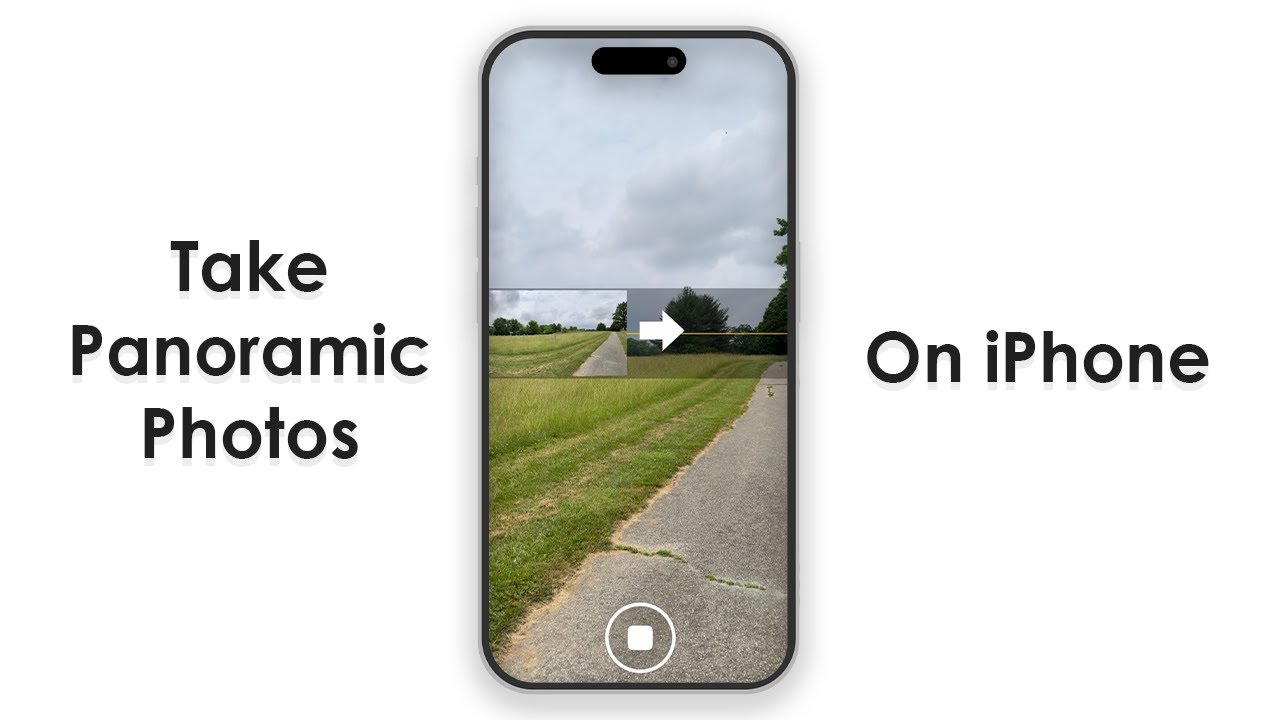 Take Panoramic Photos on iPhone | iOS 17 - YouTube