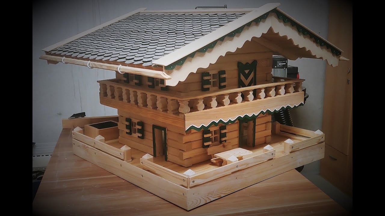 Luxus Vogelvilla, Vogelhaus - Unikat - YouTube