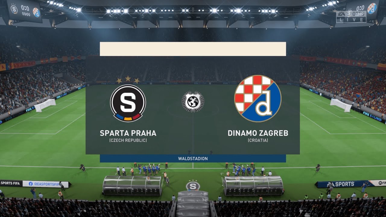 SPARTA PRAGUE vs GNK DINAMO ZAGREB I EUROPA LEAGUE I 31.08.2023 I FIFA ...