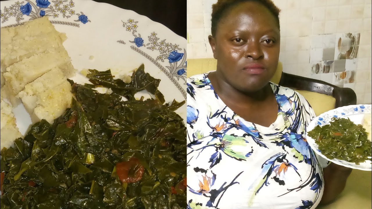 How to prepare and cook Kunde/Cowpeas leaves - YouTube