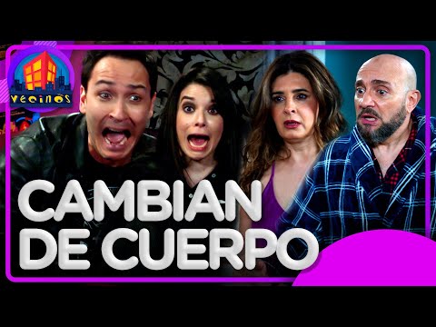 ¡Silvia y Luis cambian de cuerpo con Ale y Rocko! | Vecinos 1/4 | Capítulo 1 - T 19