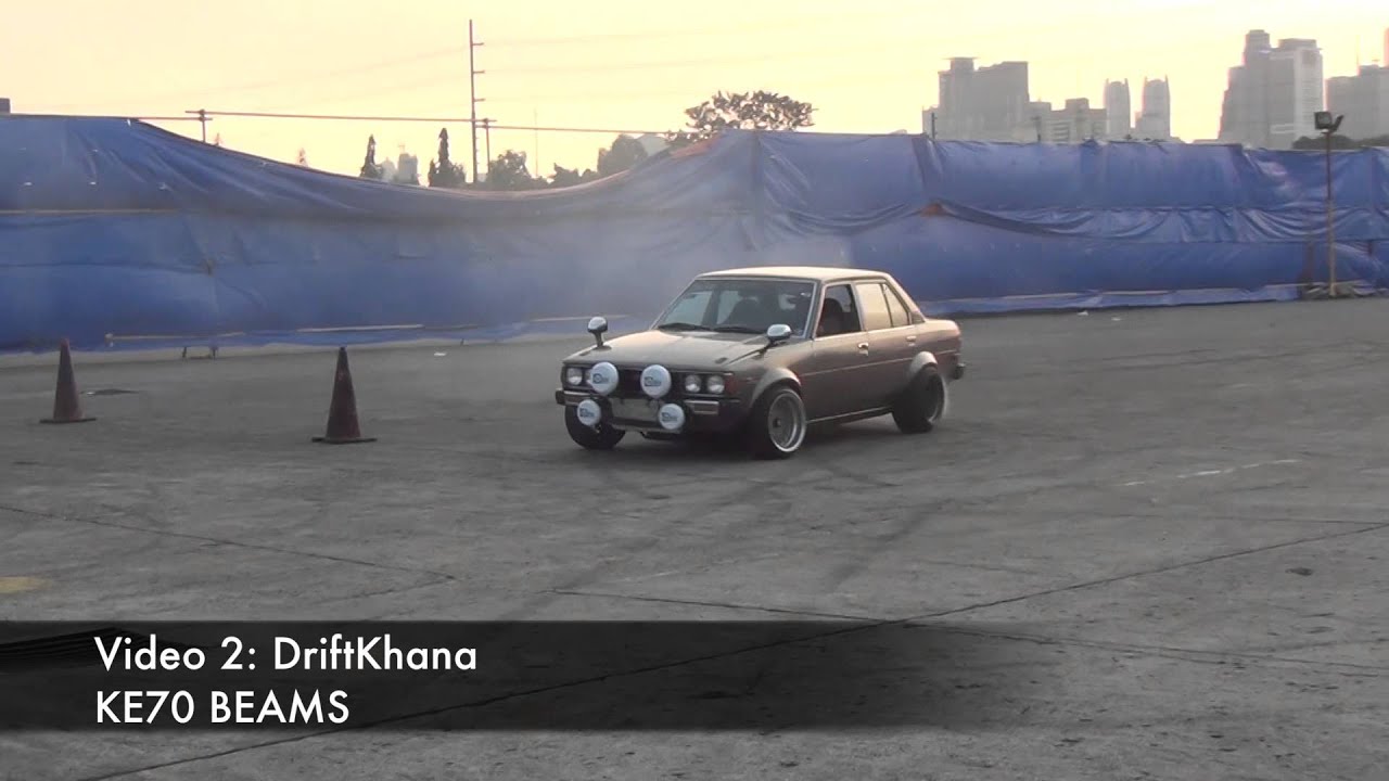 Video 2: DriftKhana KE70 BEAMS - YouTube