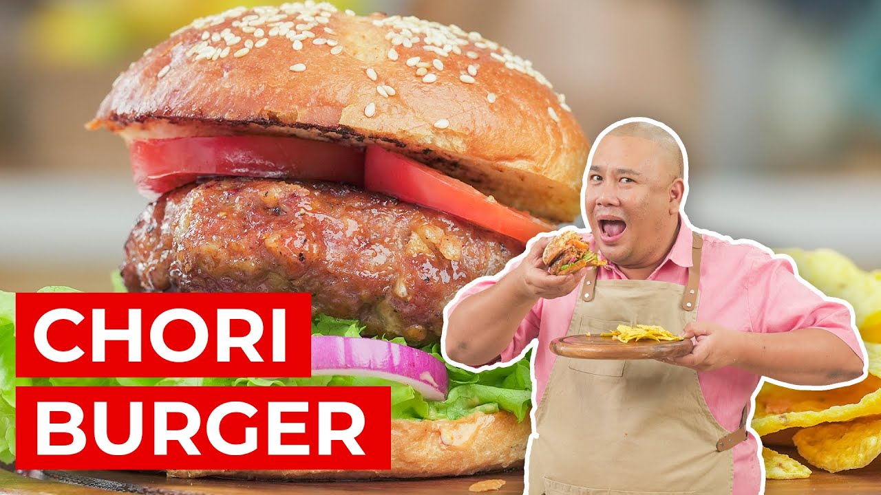 Popular Chori Burger Recipe | SIMPOL | CHEF TATUNG - YouTube