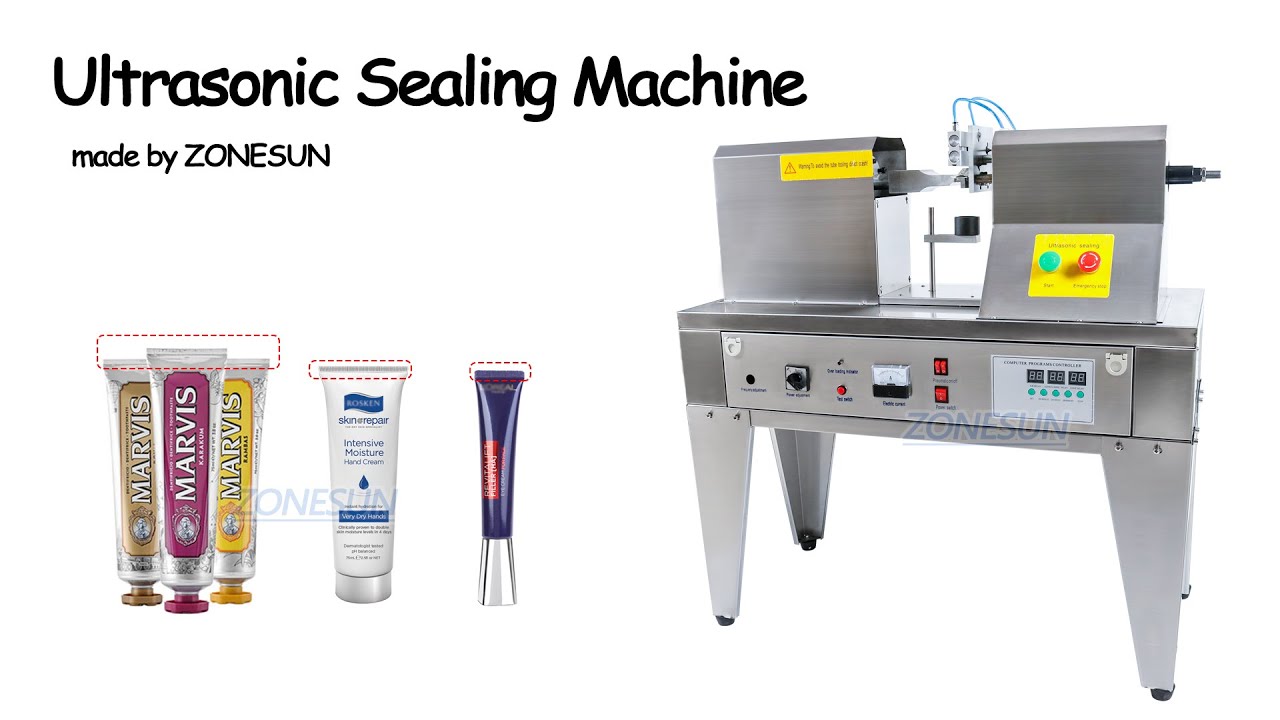 How To Use The Ultrasonic Soft Tube Sealing Cutting Machine - YouTube