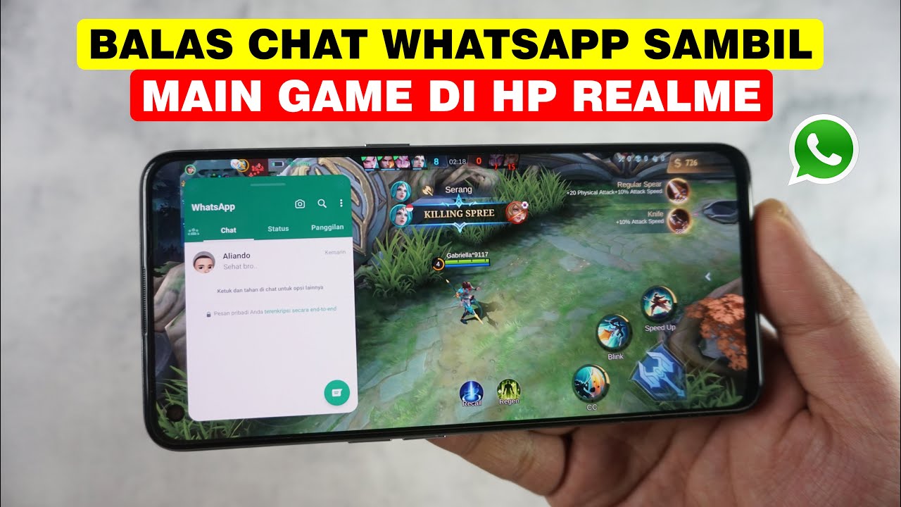 Cara Bermain Game Sambil Buka Whatsapp Di HP Realme Tanpa Aplikasi ...