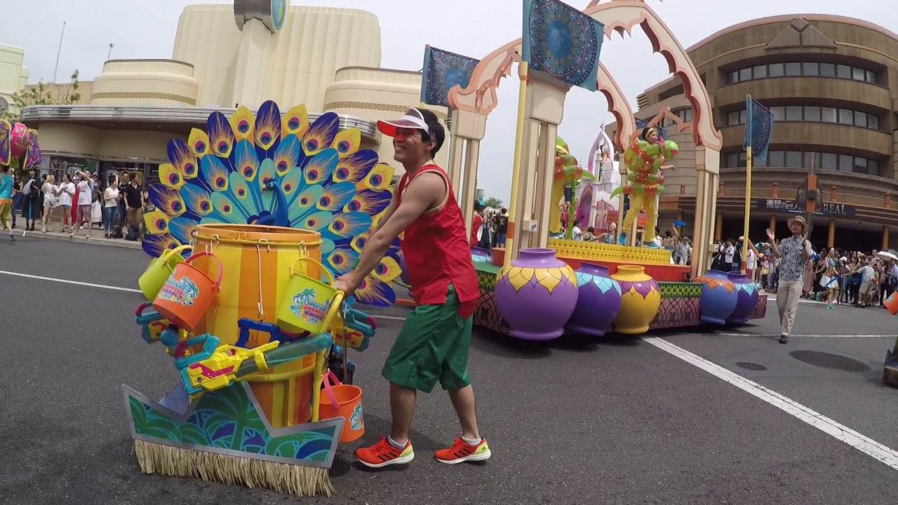 USJ ウォーター・サプライズ・パレード2019 7月1日 GOPR0広角撮影 Water Surprise Parade - YouTube
