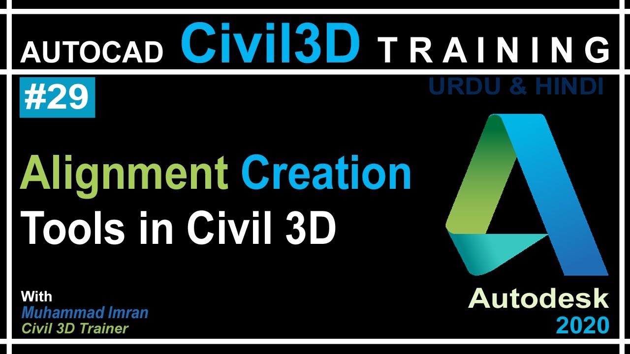 AutoCAD Civil 3D: Alignment Creation Tool (Step-by-Step) | Part - YouTube