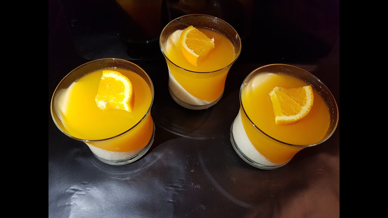 Orange Panna Cotta Recipe - YouTube