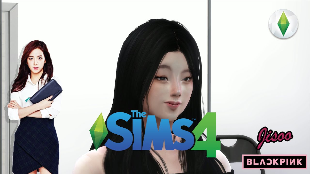 Jisoo Blackpink in The Sims 4 +CC link Downloads - YouTube
