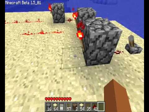 Minecraft: How to turn a redstone torch off or on - YouTube