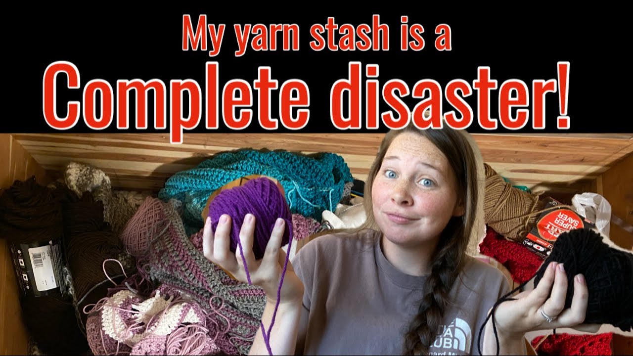 Let's ORGANIZE MY YARN | Yarn Stash Disaster | Gracefully Unraveled ...
