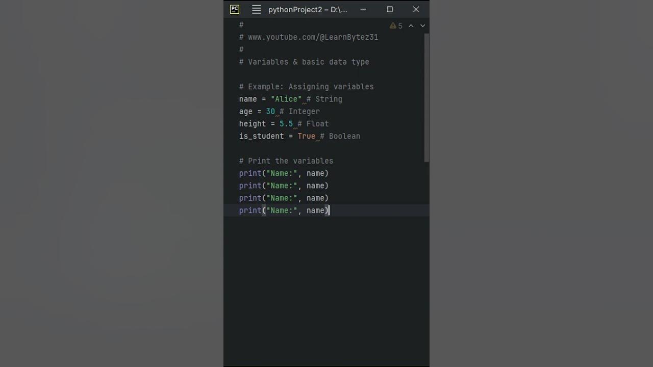 Python Part 2 Variables And Data Types Coding Programming Python Pythonprogramming