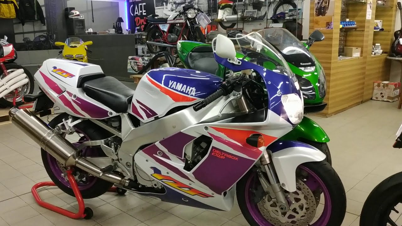 Yamaha YZF 750 R start Power engine.... - YouTube