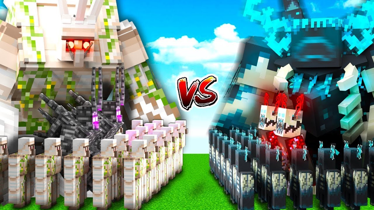 All Extra Golems Army Vs Warden Army. - YouTube