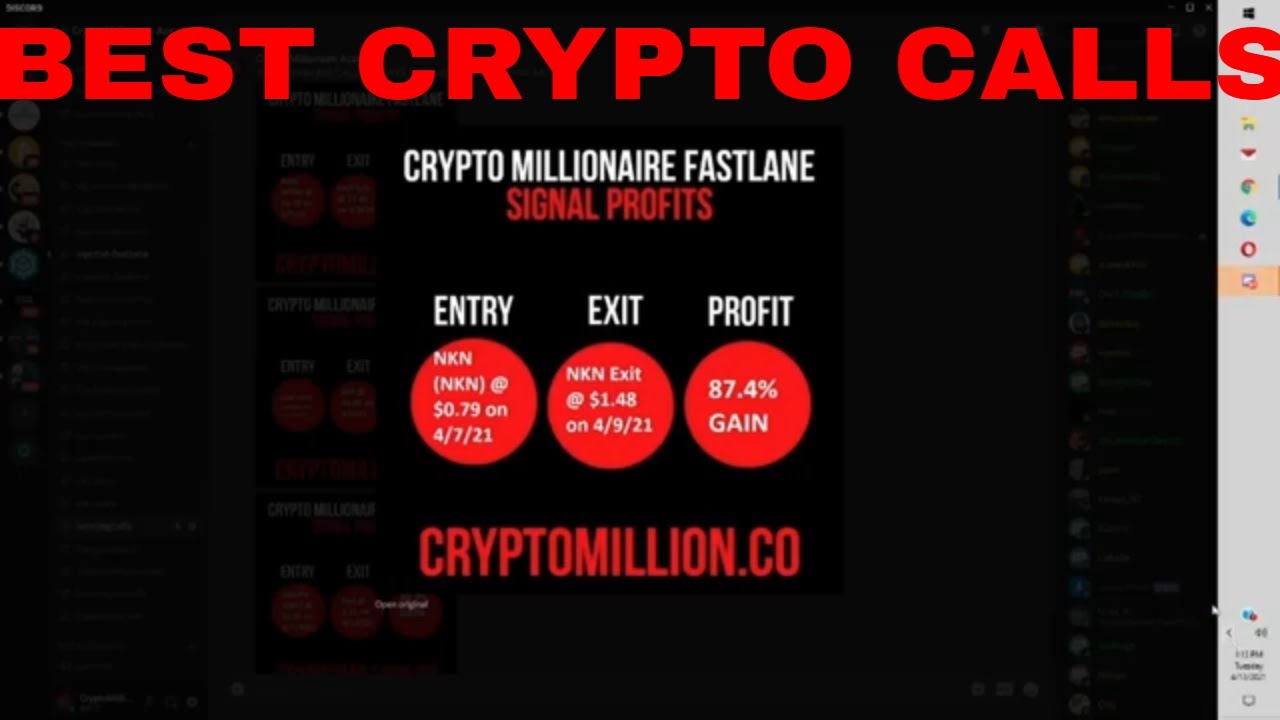 Crypto Million Discord Group April 2021 Winning Profit Signals Results ...