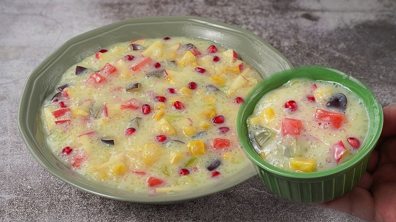 Tapioca Fruit Custard | Refreshing Tapioca Custard Recipe | Toasted ...