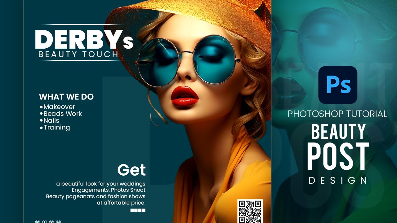 Beauty Post Design in Photoshop | Photoshop Tutorial - YouTube