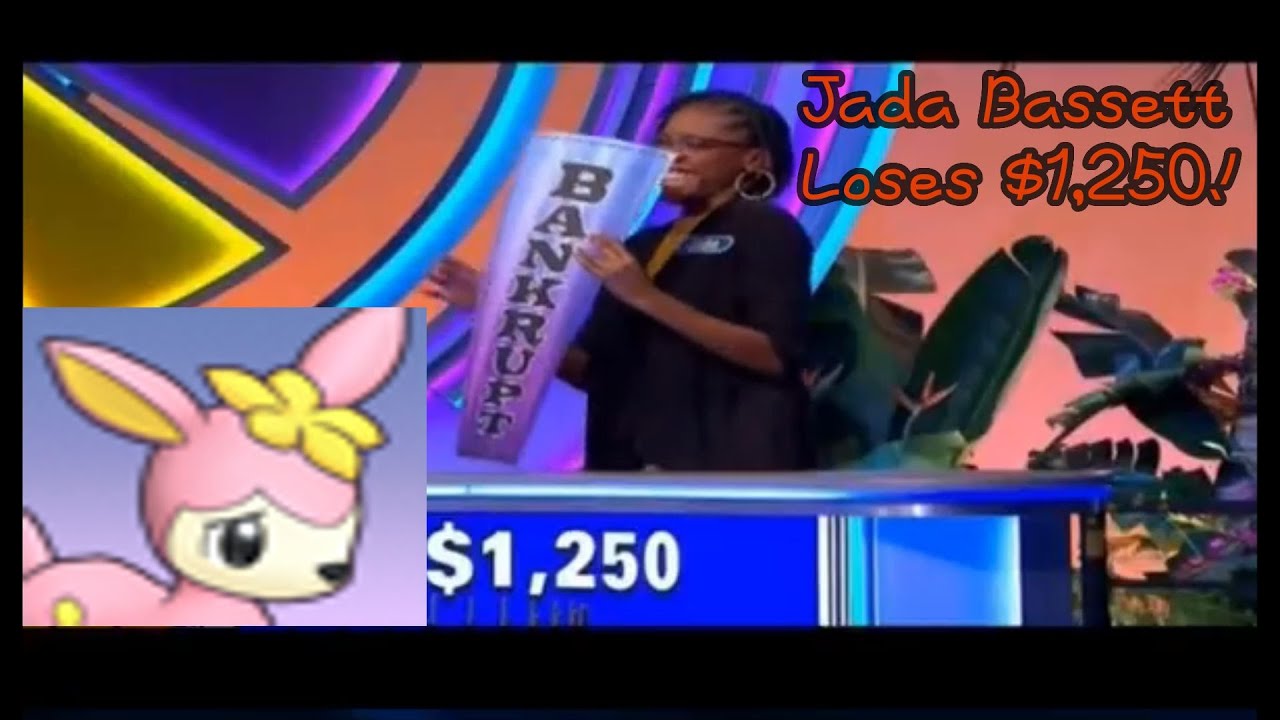 $1,250 Mystery Wedge Bankrupt on Wheel of Fortune (Sad Deerling in ...