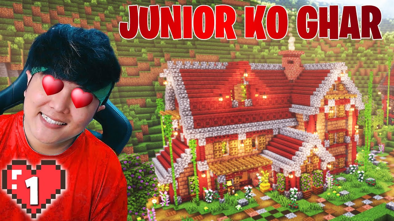 Mr Junior Adventure Begins in JUNIORSMP | Minecraft Nepal SMP - YouTube