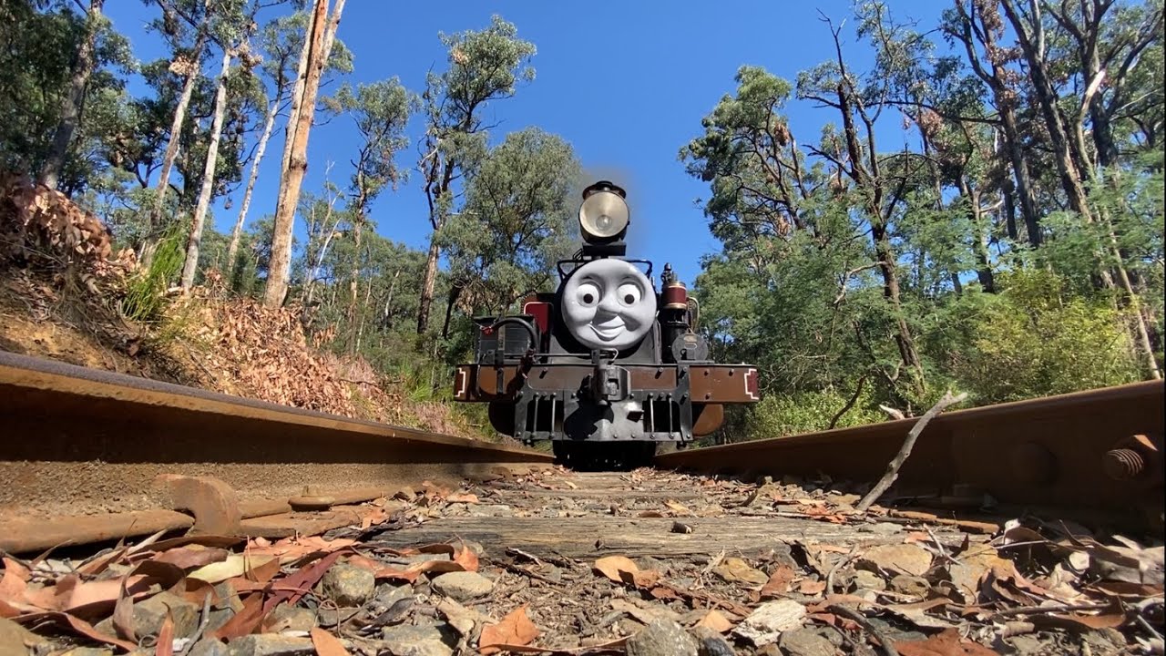 Puffing Billy’s 12A & NGG16 129 Runs Over My Camera - YouTube