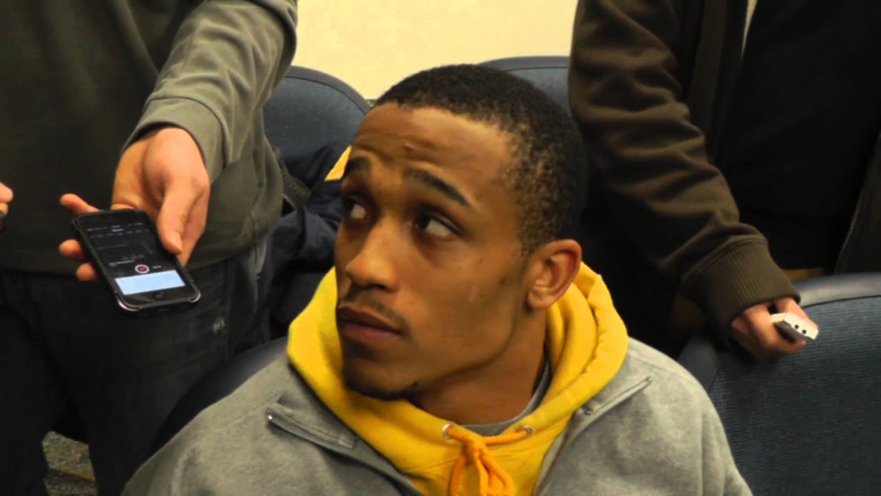 WVU Football: Andrew Buie 3-6-2014 - YouTube
