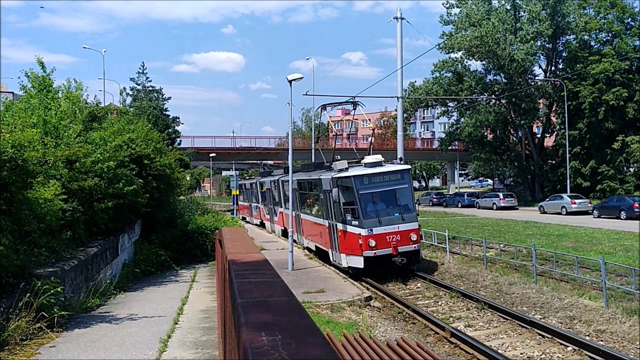 MHD Brno | Zastávka Krásného - YouTube