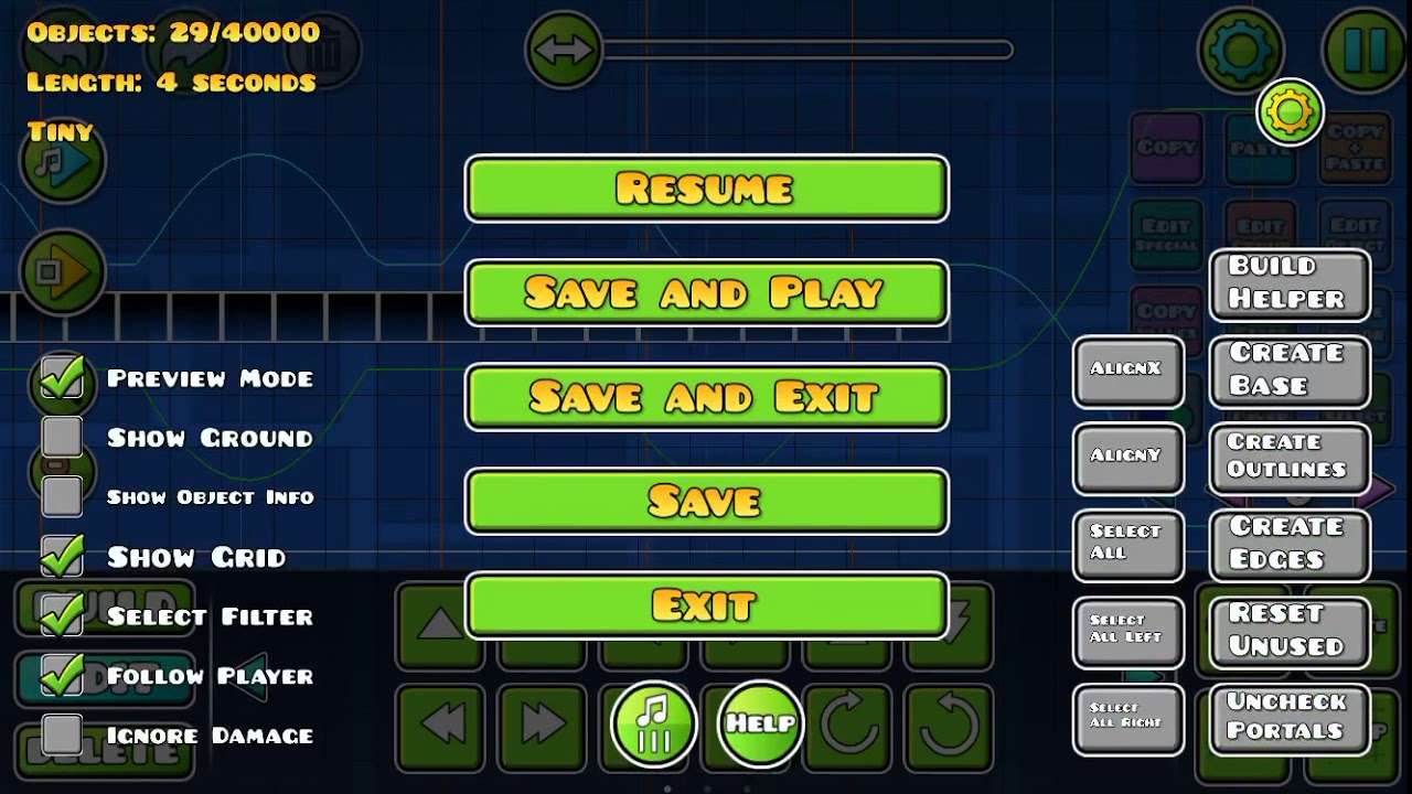 Geometry dash dual mode bug - YouTube