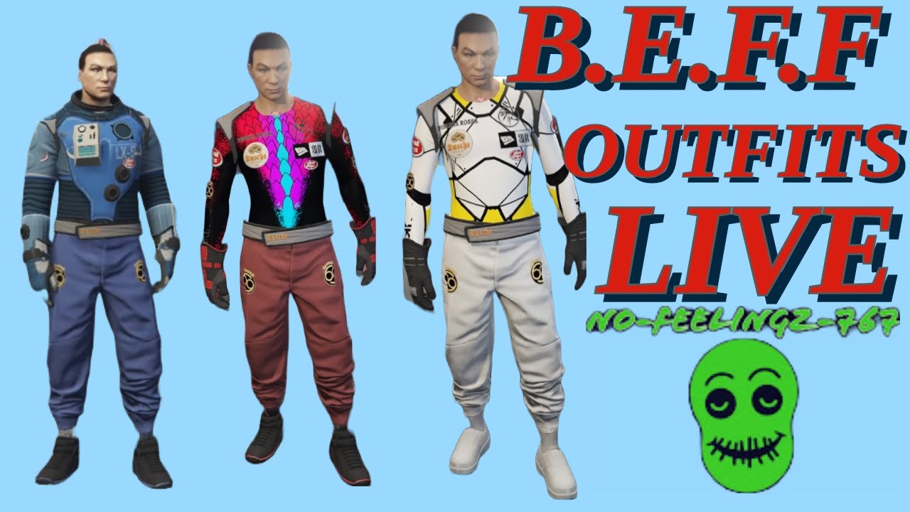 NETCUT B.E.F.F OUTFITS LIVE STREAM #1 - YouTube