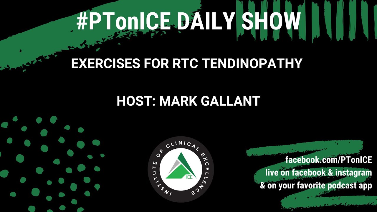 Episode 1085 - Exercises for RTC tendinopathy - YouTube