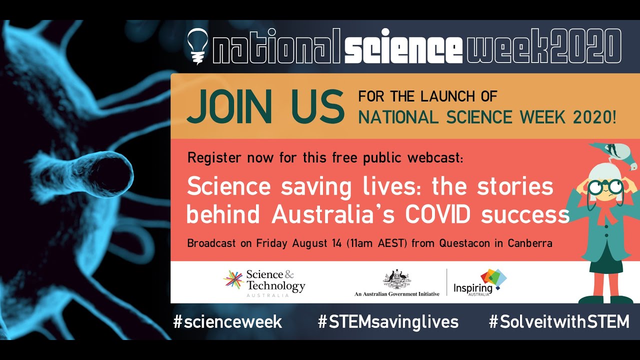 2020 National Science Week Launch + Science Saving Lives Event - YouTube